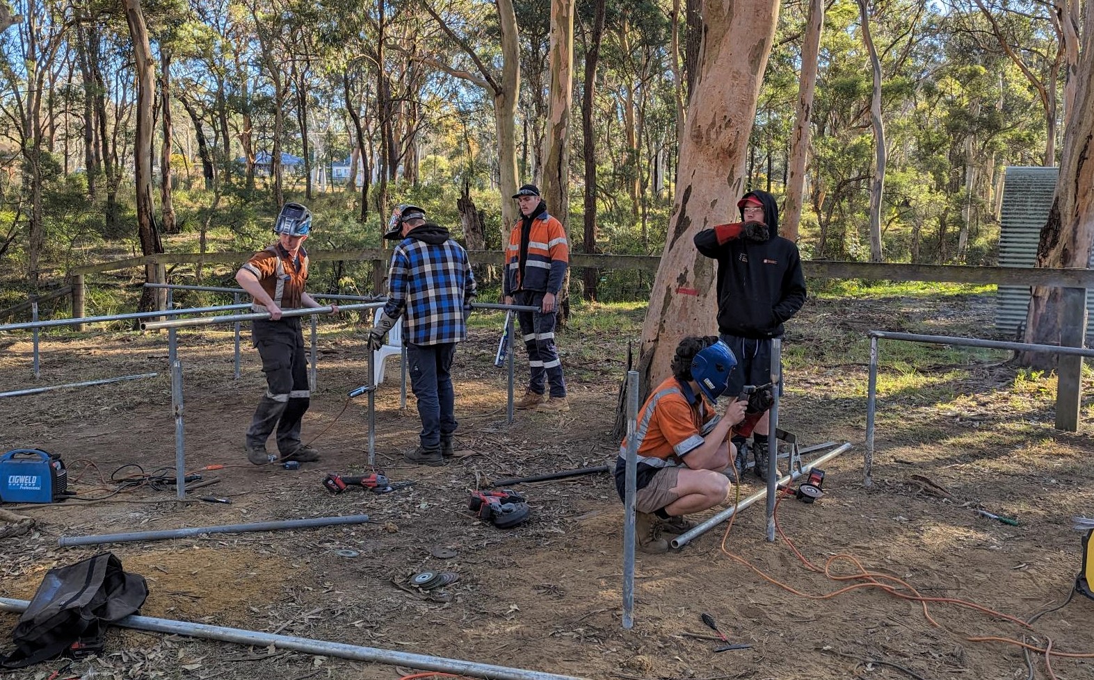Tahmoor apprentices take the lead with riding project – Tahmoor Colliery